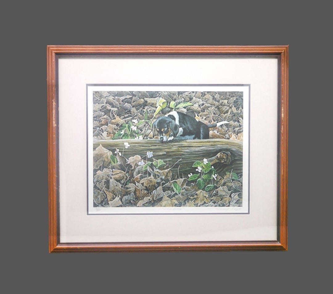 Vintage Tammy Laye Charlotte the Spaniel Signed, Numbered Print in ...