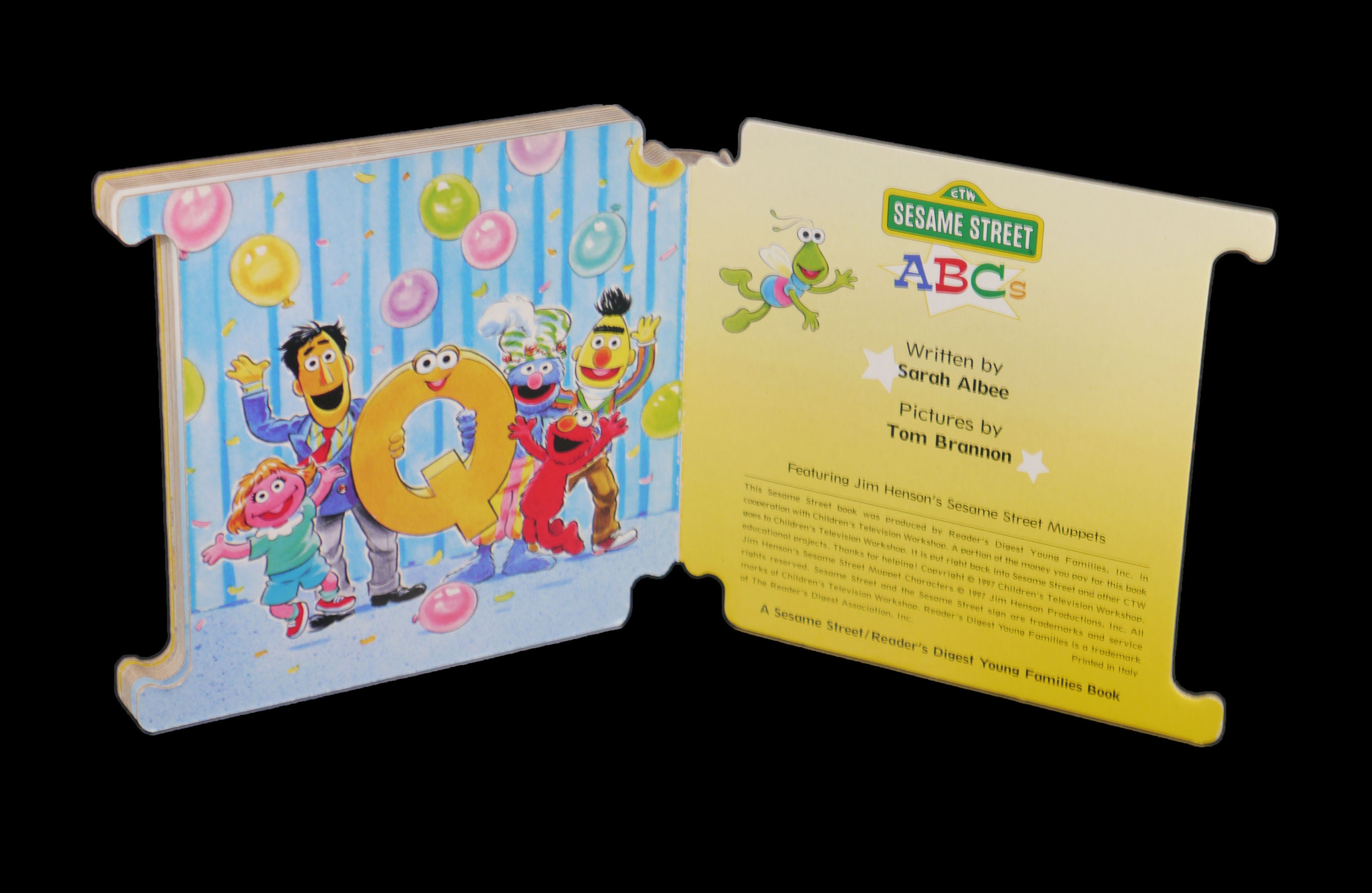 Sesame Street Letter Q: the Quiz Show Hard-cover Interlocking - Etsy Canada