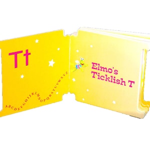 Sesame Street Letter T: Elmo's Ticklish T Interlocking Book. Abcs ...
