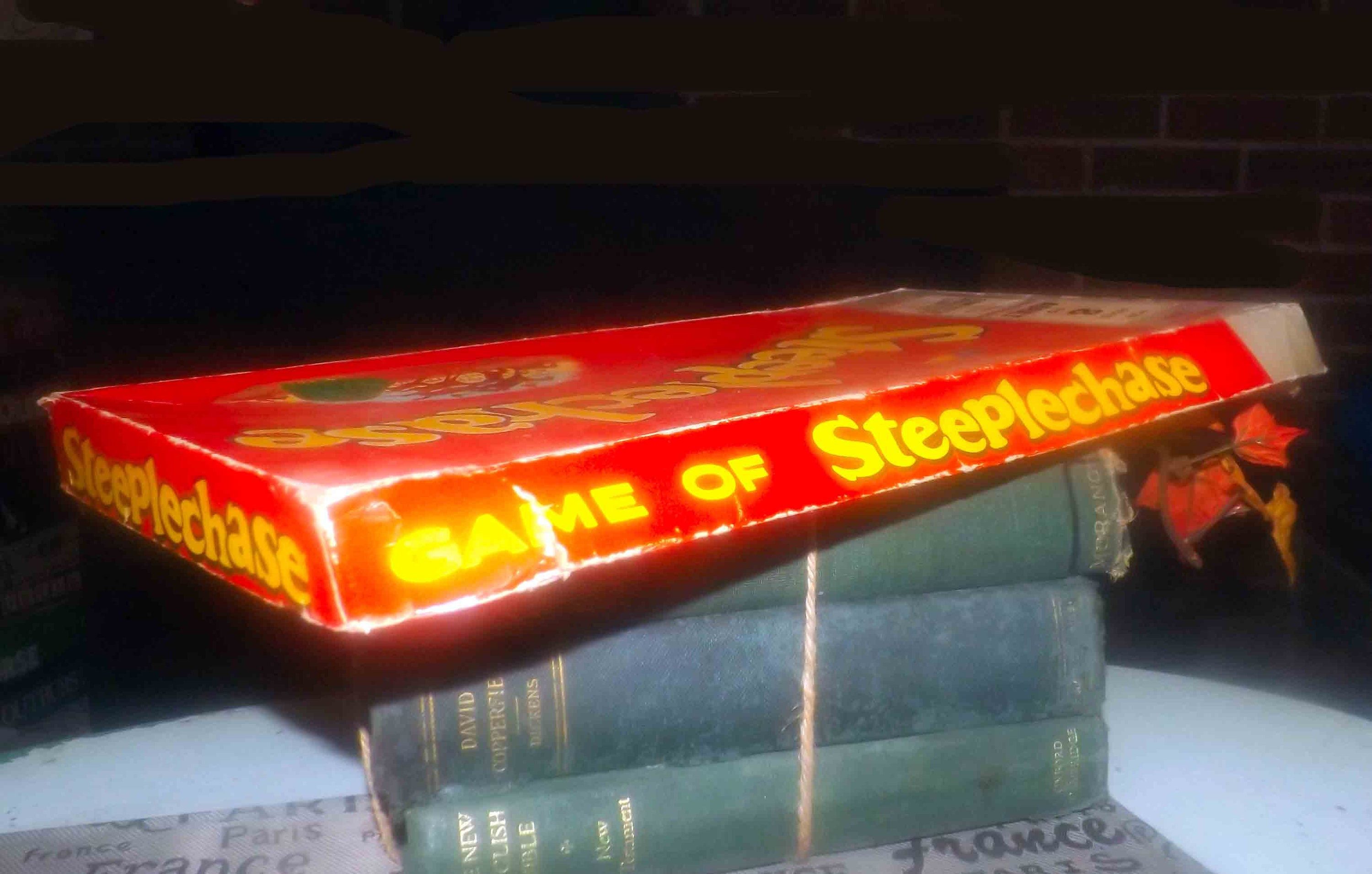 Mid-century (1950s) Steeplechase Horse Racing board game published by ...