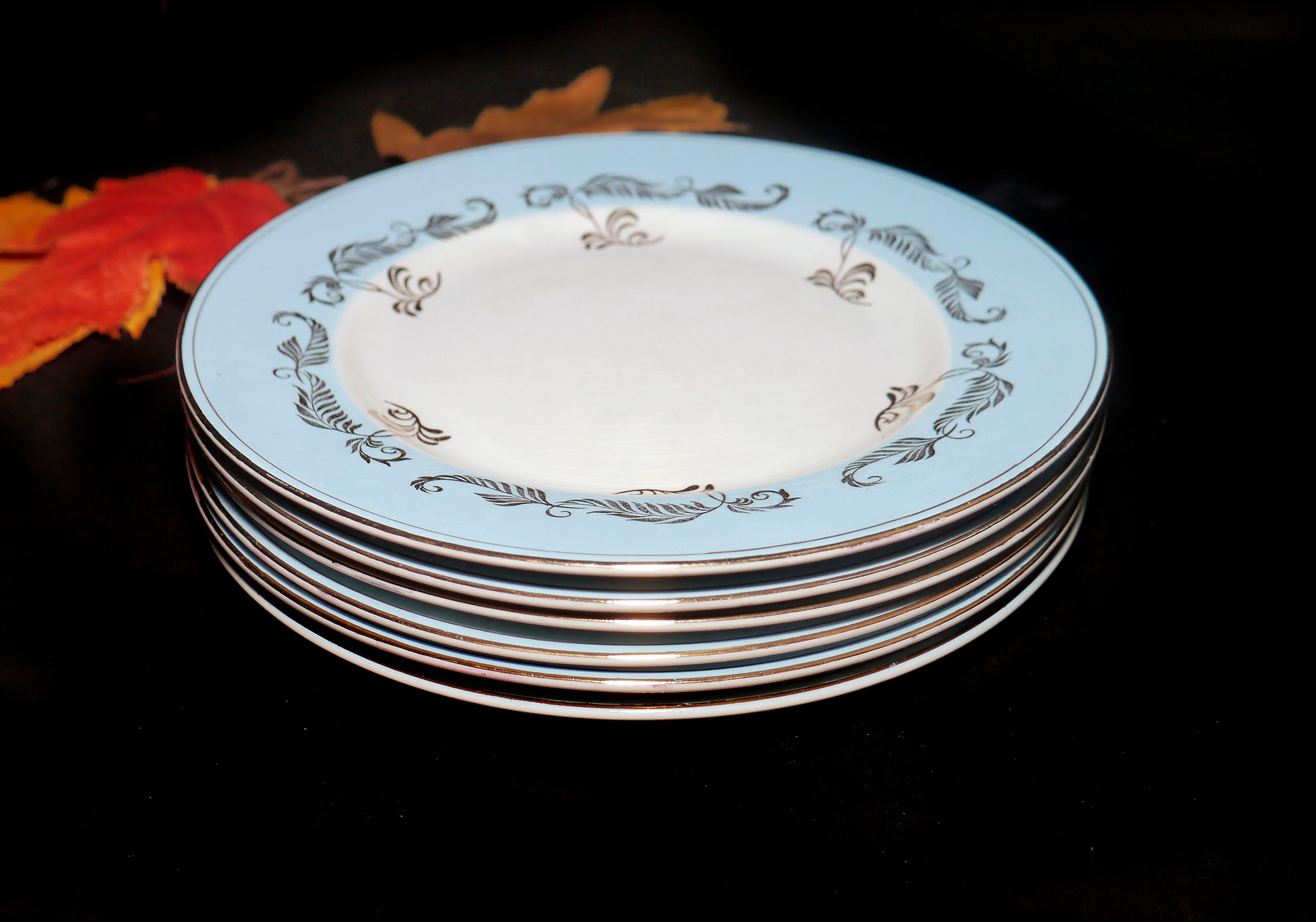 Mid century Barratts Staffordshire BTT52 salad or side plate. Delphatic ...