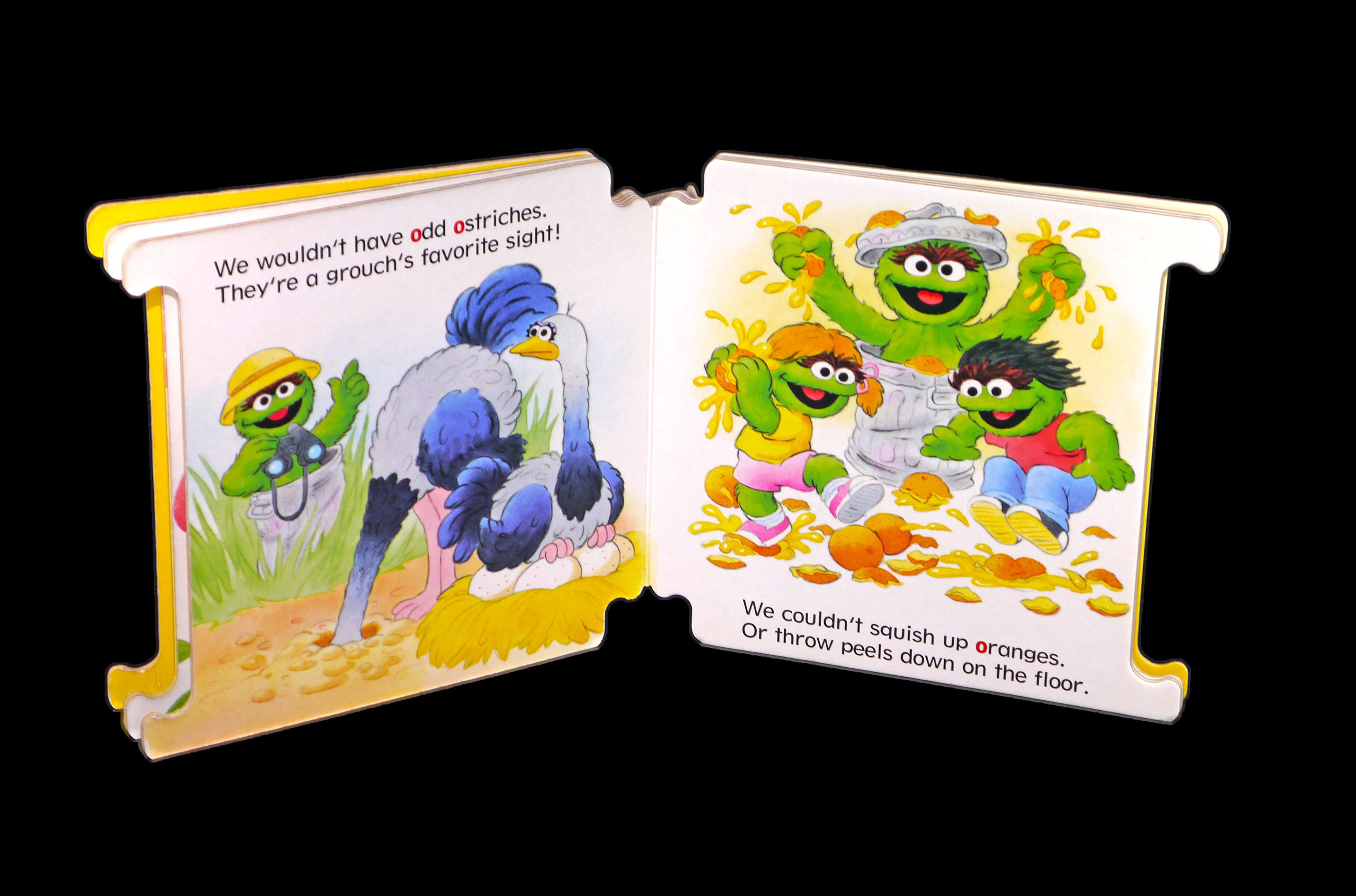 Sesame Street Letter O Interlocking book. ABCs Muppets series. Reader's ...