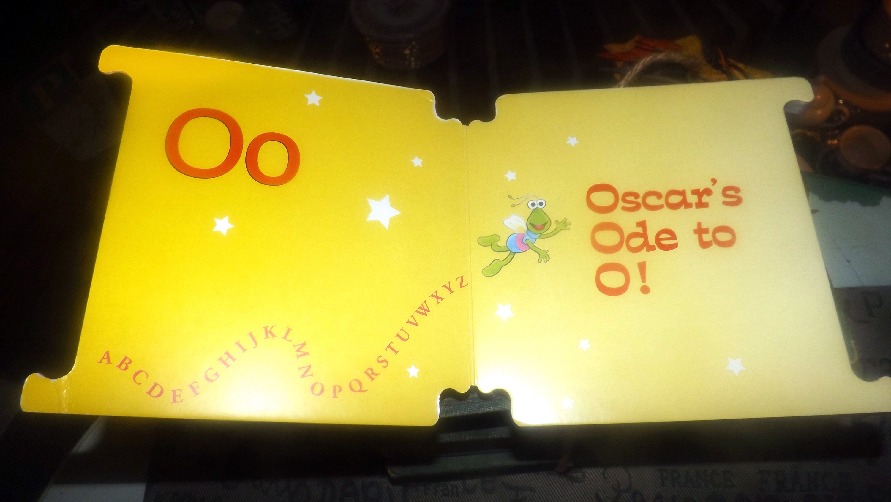 Vintage (1997) Sesame Street Letter O Interlocking book. ABCs Muppets ...