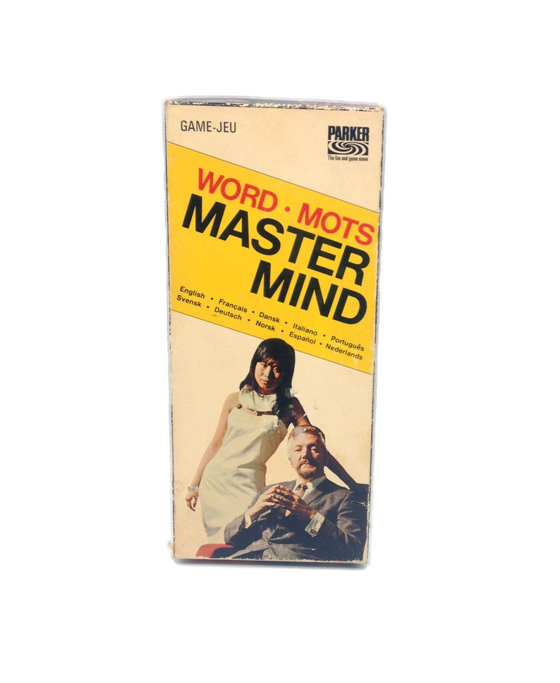 Word Mastermind Board Game Published 1972 by Parker Brothers - Etsy Canada