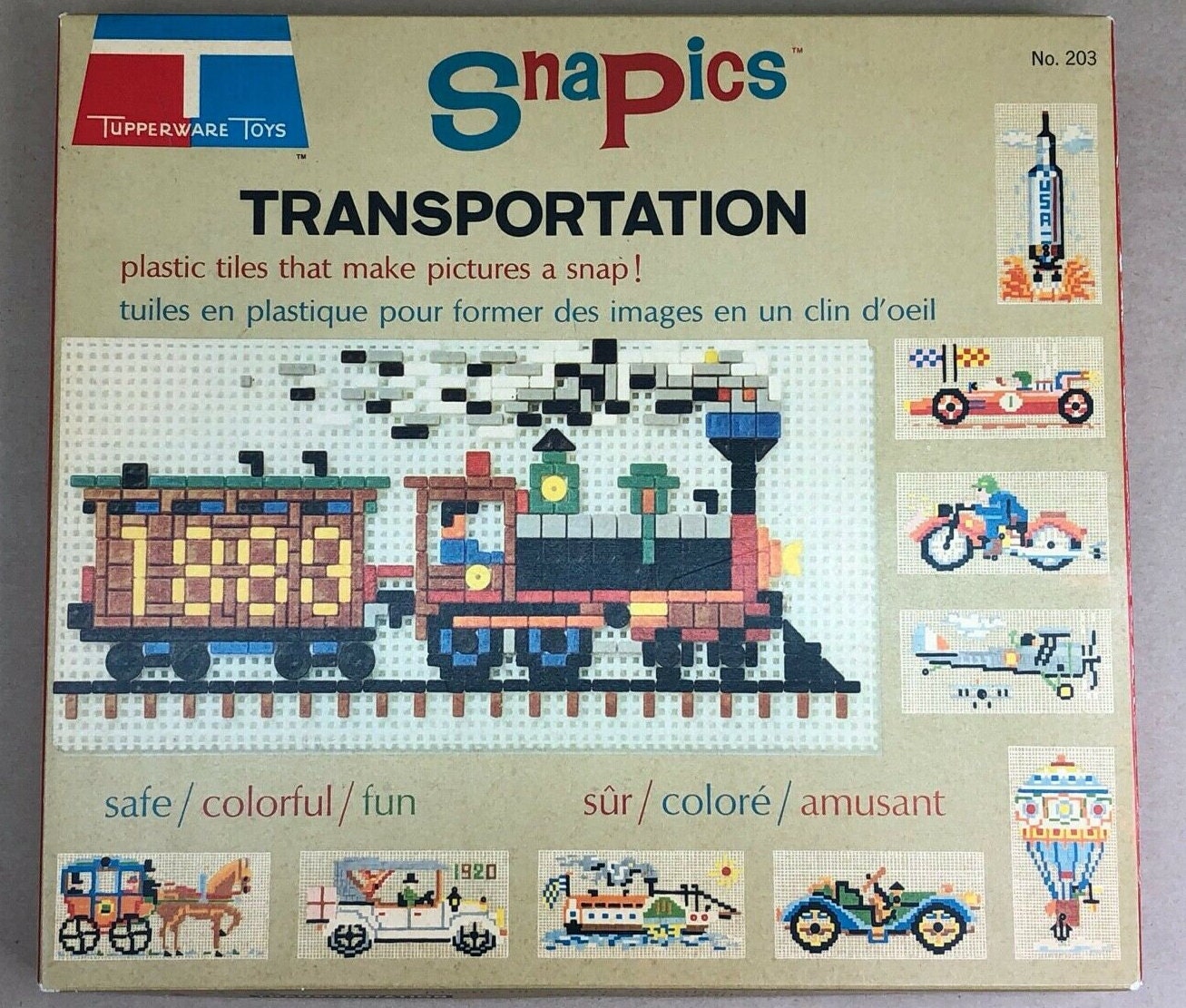 Vintage (1966) Tupperware Toys | Tuppertoys Snapics | Snap-in ...