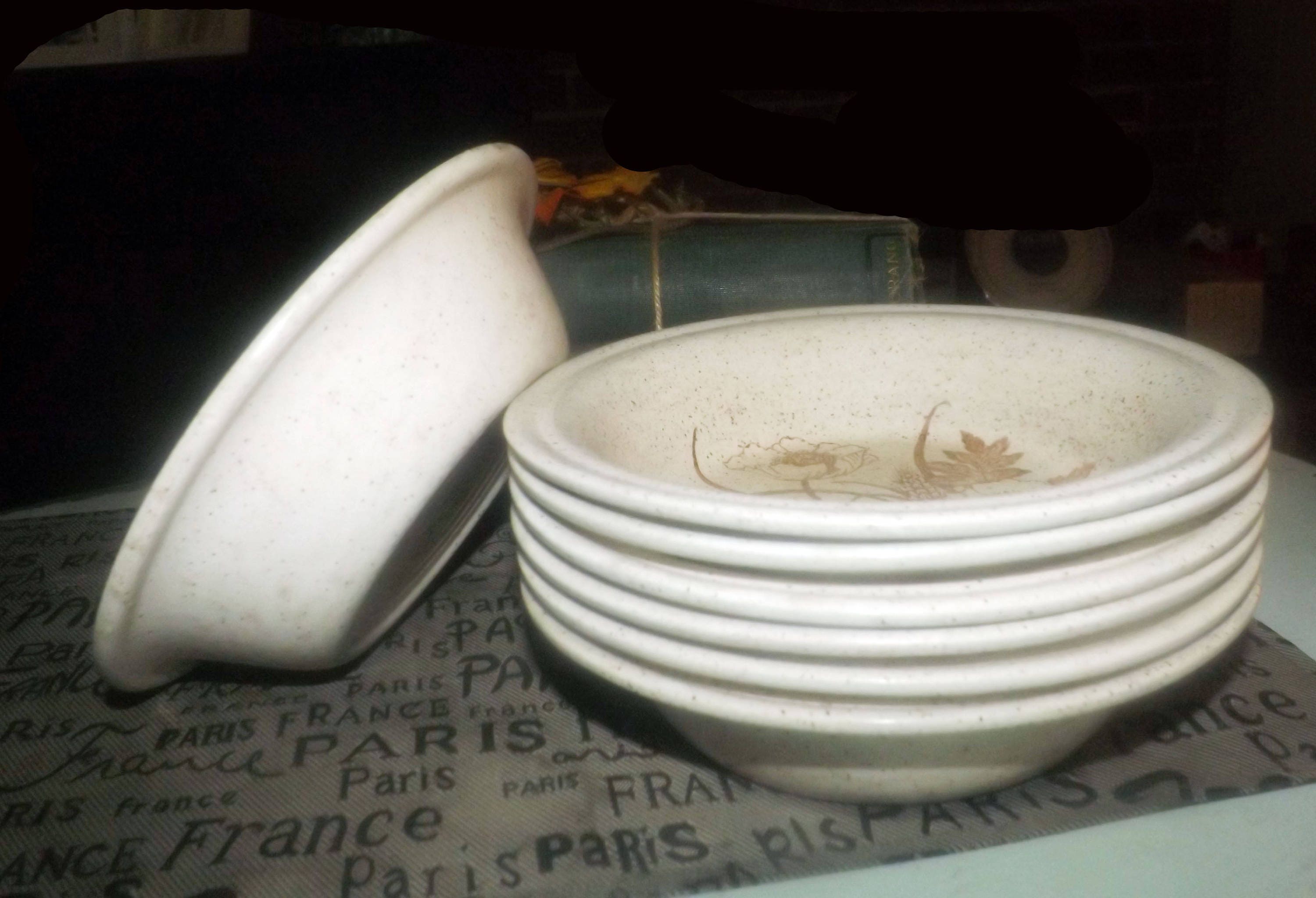 Vintage (1980s) Barratts | Doverstone stoneware cereal bowl. Brown ...