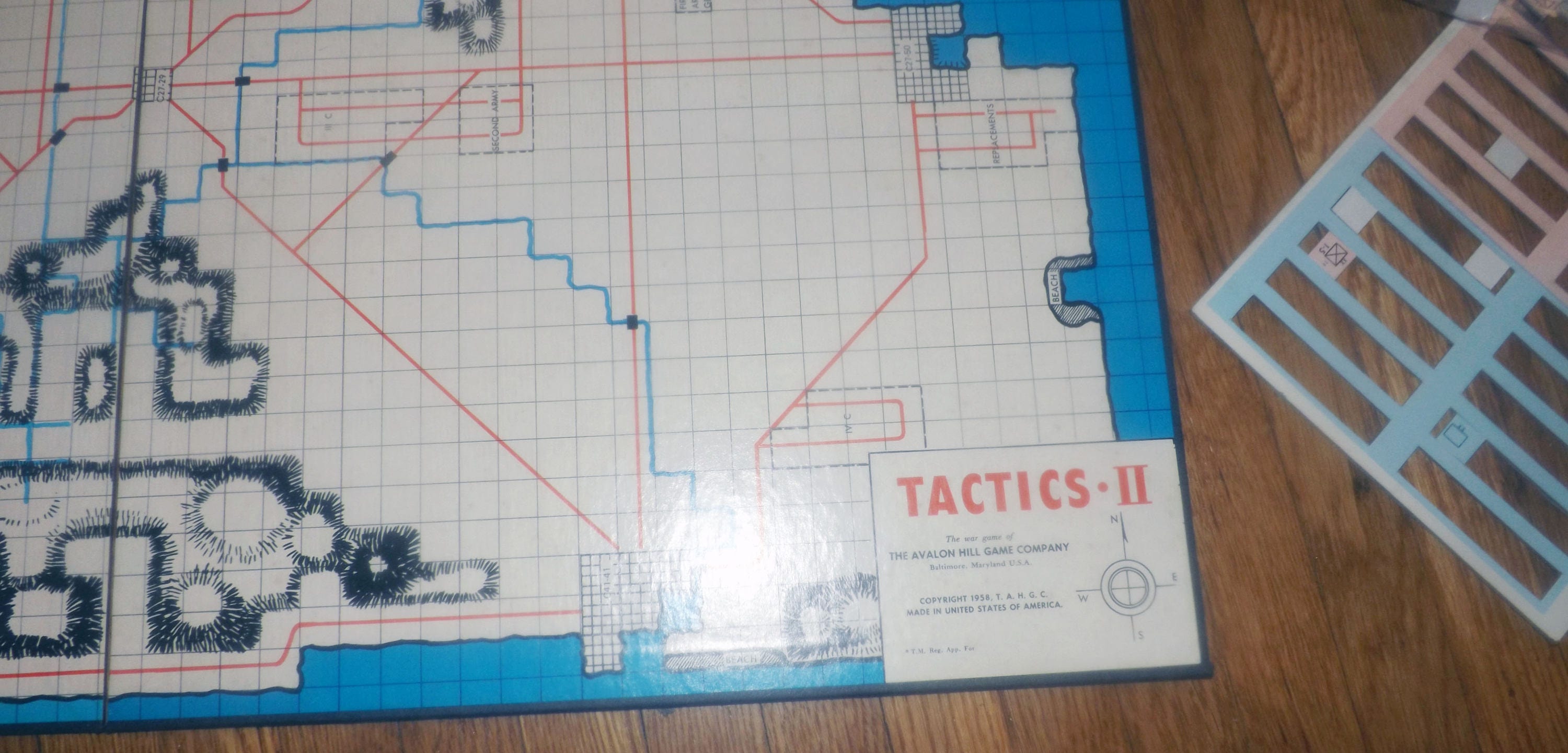 Vintage (1961) Tactics II military chess strategy | combat game ...