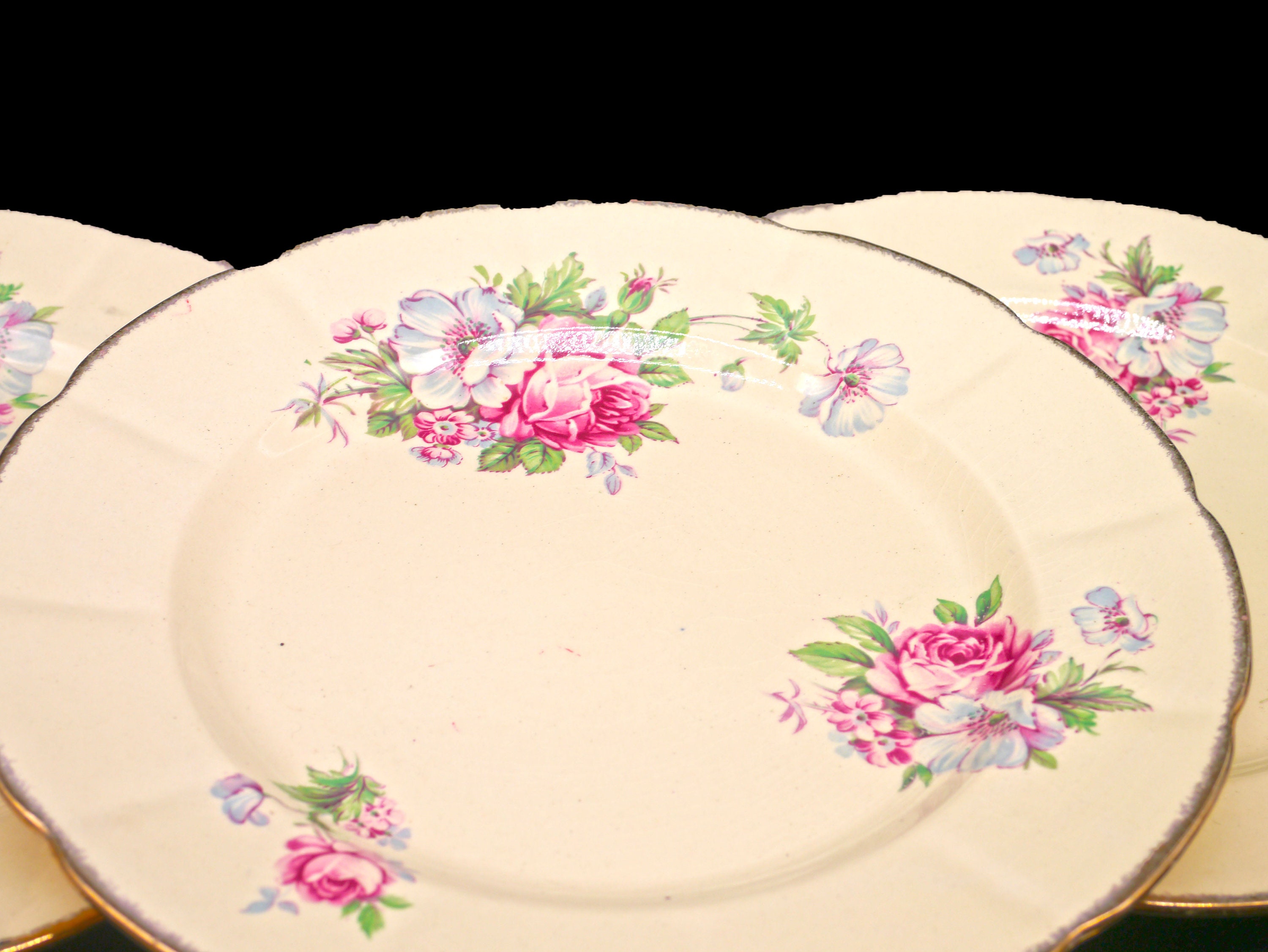 Six William Hulme | Burgess Leigh | Leighton Pottery Royal Braemar ...