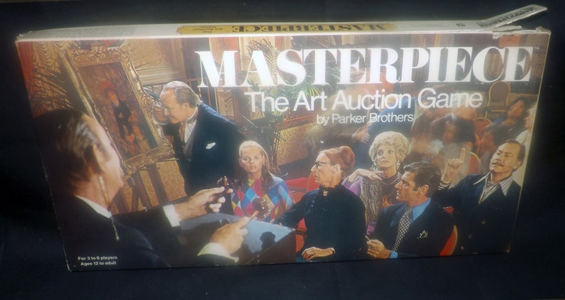 Vintage 1970 Masterpiece Board Game published by Parker | Etsy