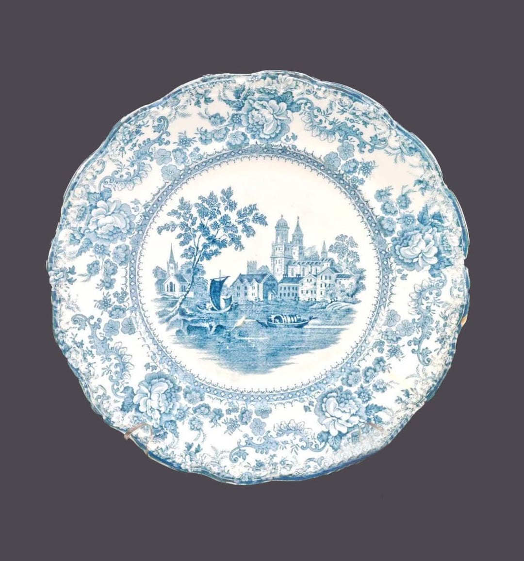 Antique Victorian-era Colonial Pottery | Winkle & Wood Togo Salad Plate ...