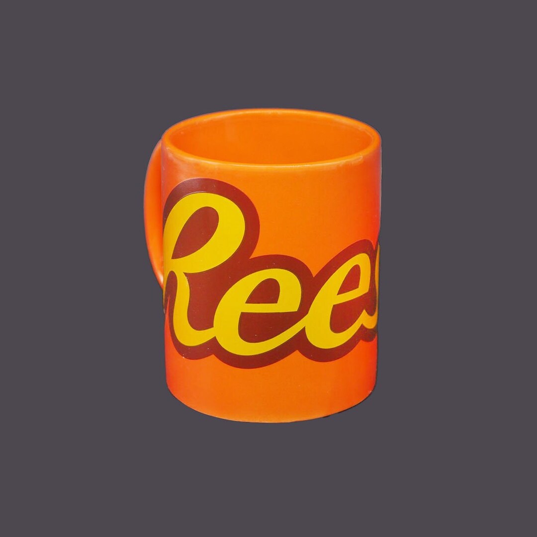 Reese's Chocolate Mug. Orange, Brown and Yellow Lettering. Made by ...
