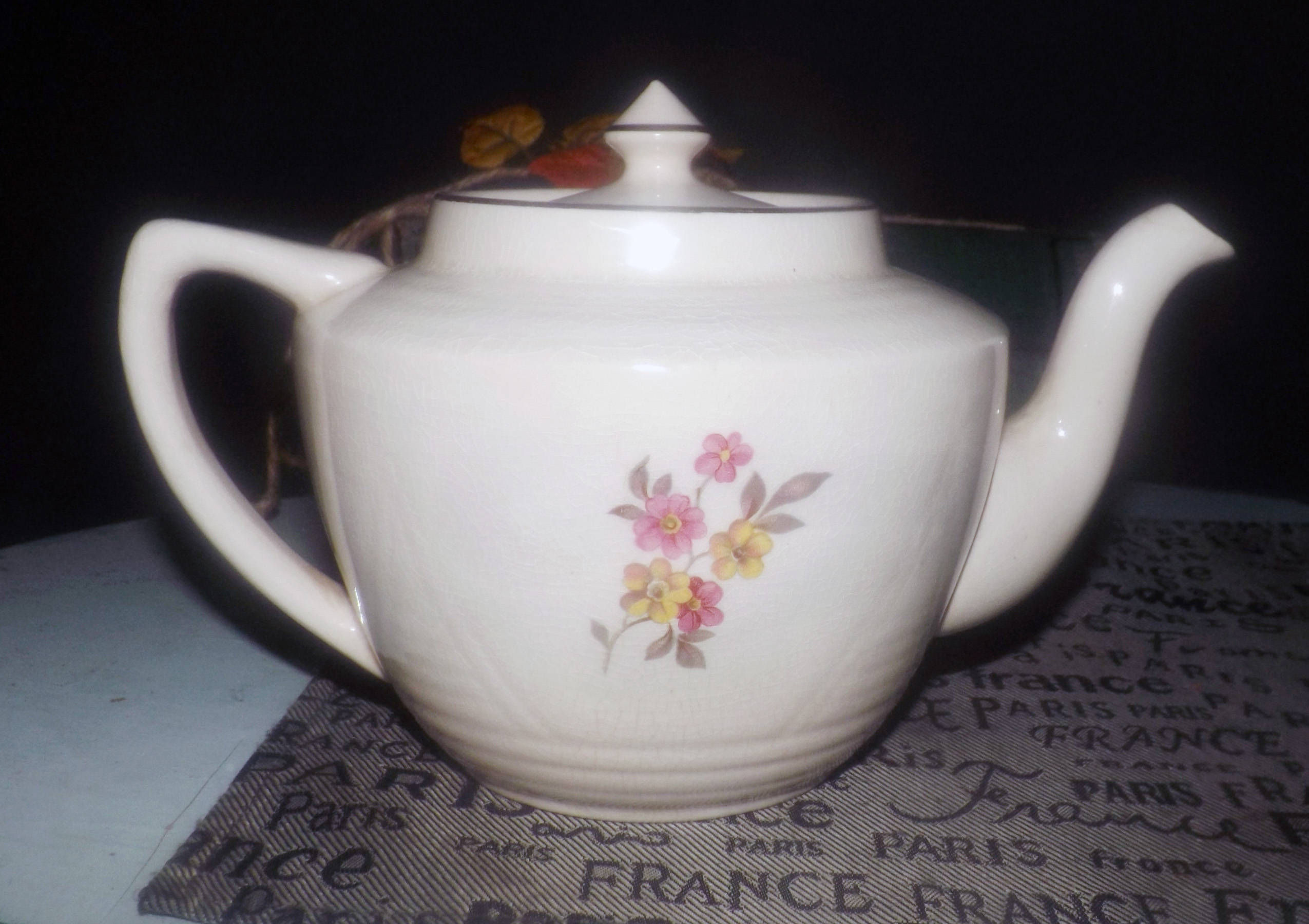 Mid-century Arthur Wood 4128 teapot made in England.