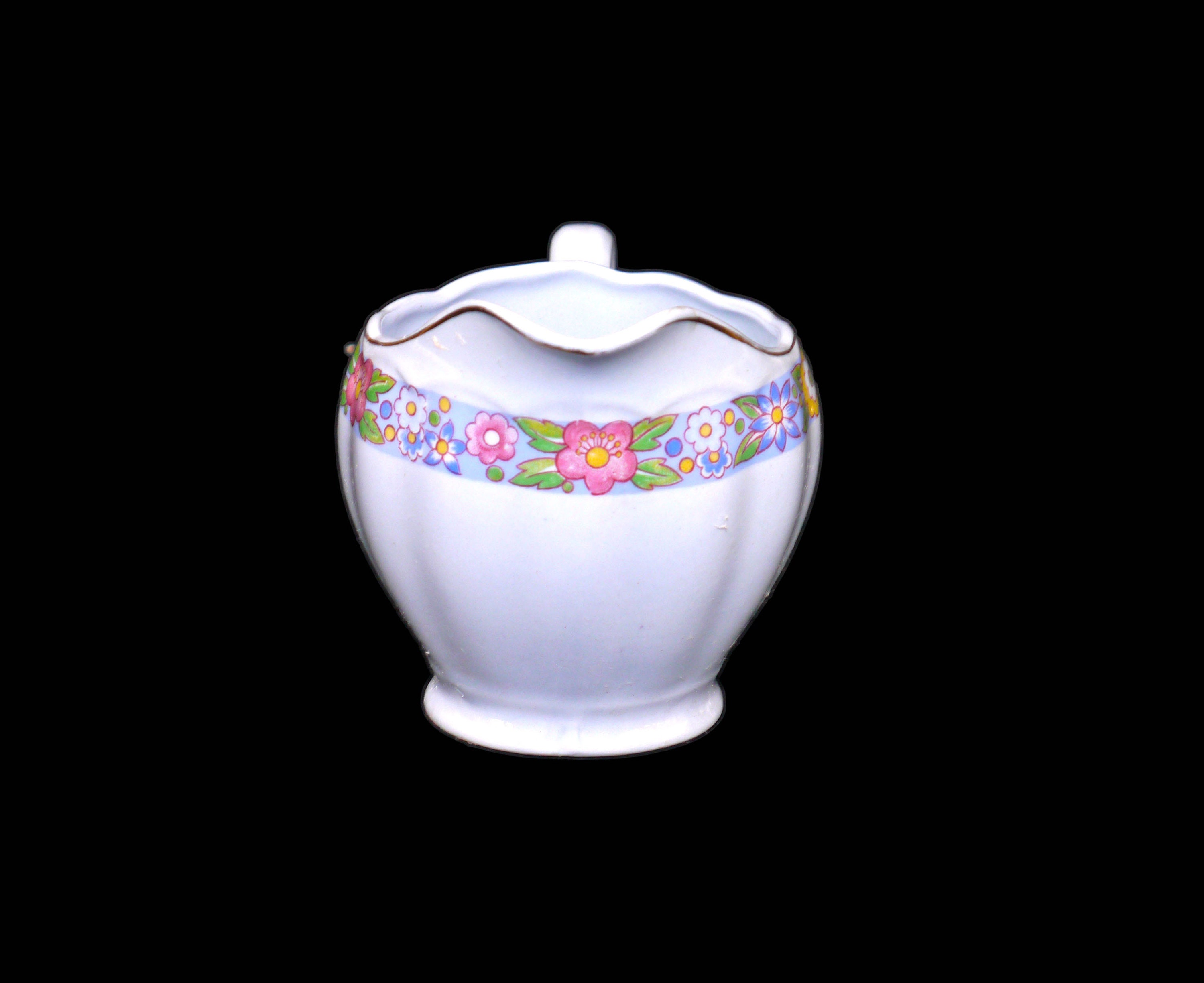 Grindley Rainbow creamer jug. Lupin Petal ironstone made in England ...