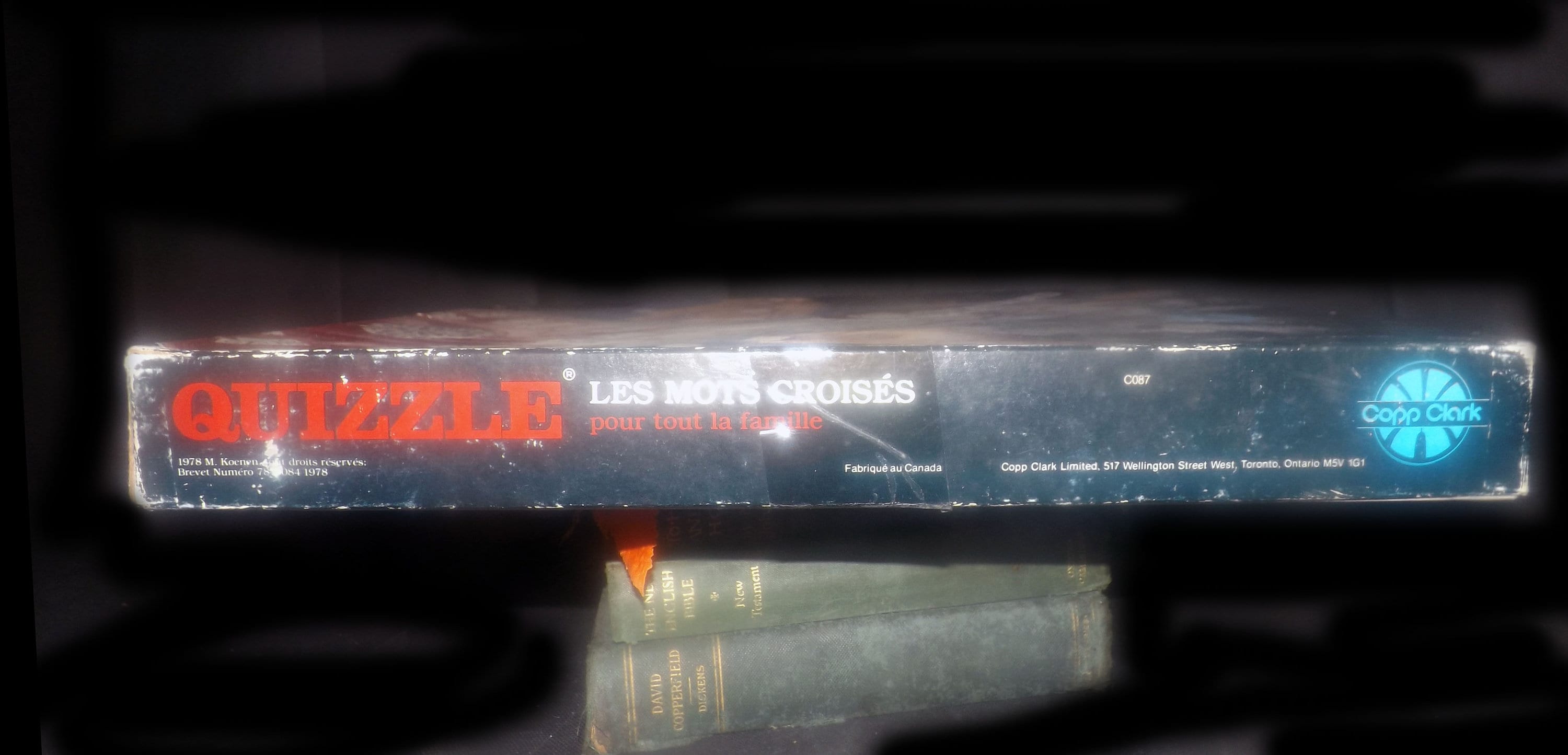 Quizzle Crossword Puzzle Board Game. Copp Clark Games. Made Canada ...