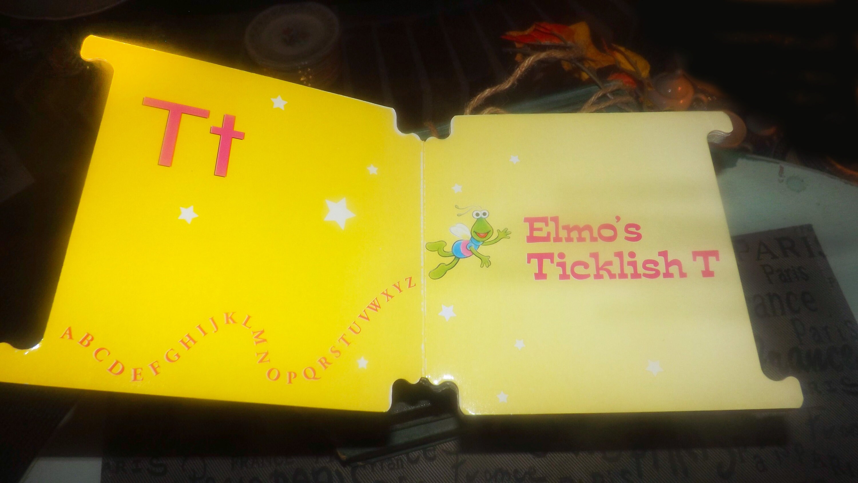 Vintage (1997) CTW Sesame Street Letter T: Elmo's Ticklish T ...