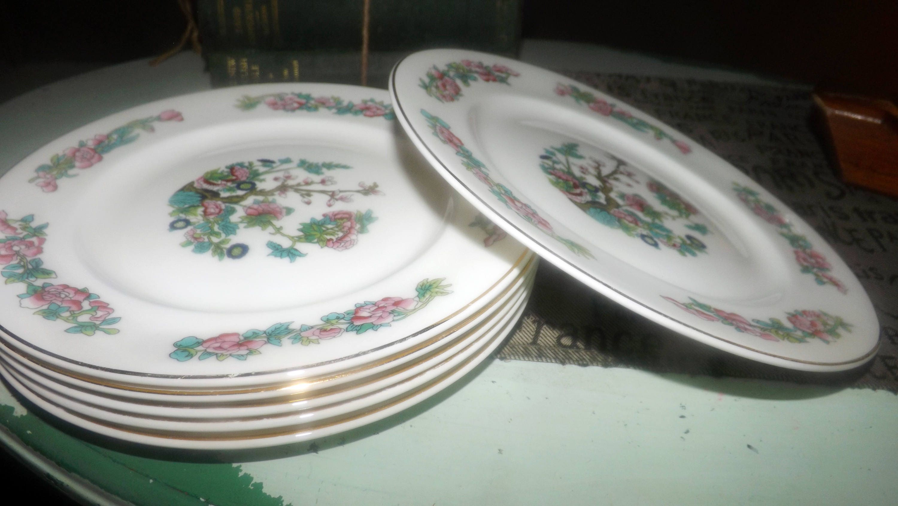 Vintage (1970s) Mayfair China MYF7 Indian Tree salad or side plate ...
