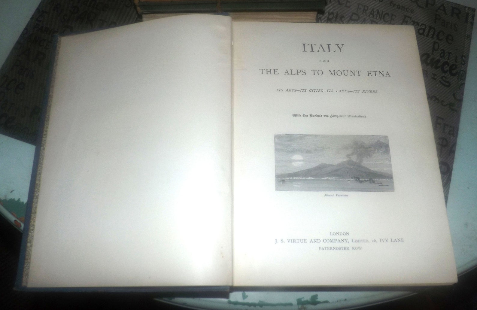 Antiquarian Victorian-era First-edition Book Italy the Alps to - Etsy
