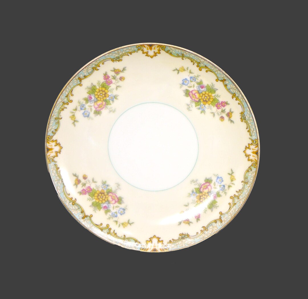 Noritake Hand-painted Nippon Lanare Dessert Plate Made in Japan. Green ...