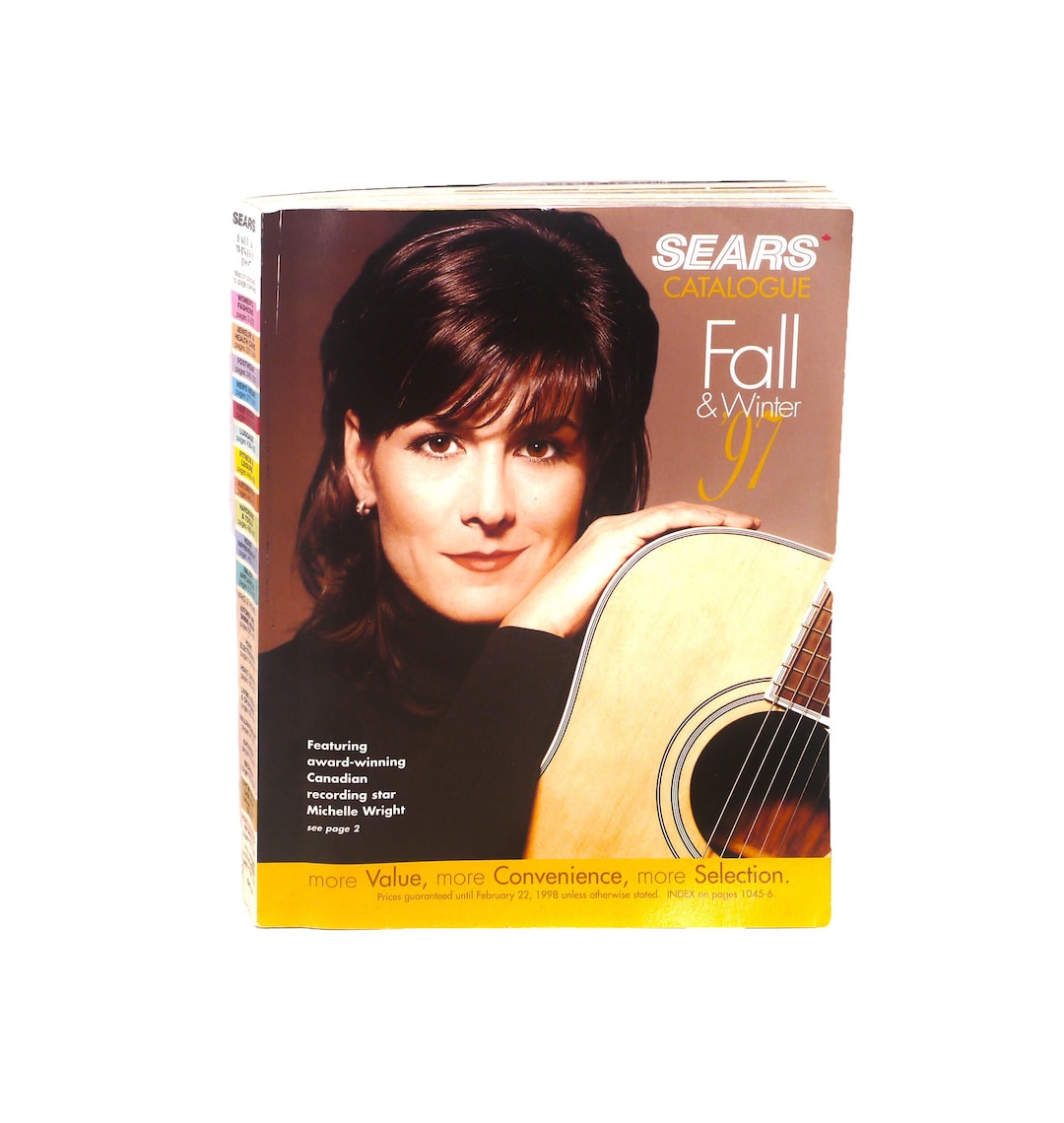 Vintage Sears Fall & Winter 1997 Catalogue: Michelle Wright Cover - Etsy
