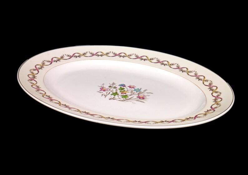 Wedgwood Sandringham Pink W3510 Large Oval Turkey Platter Made - Etsy ...