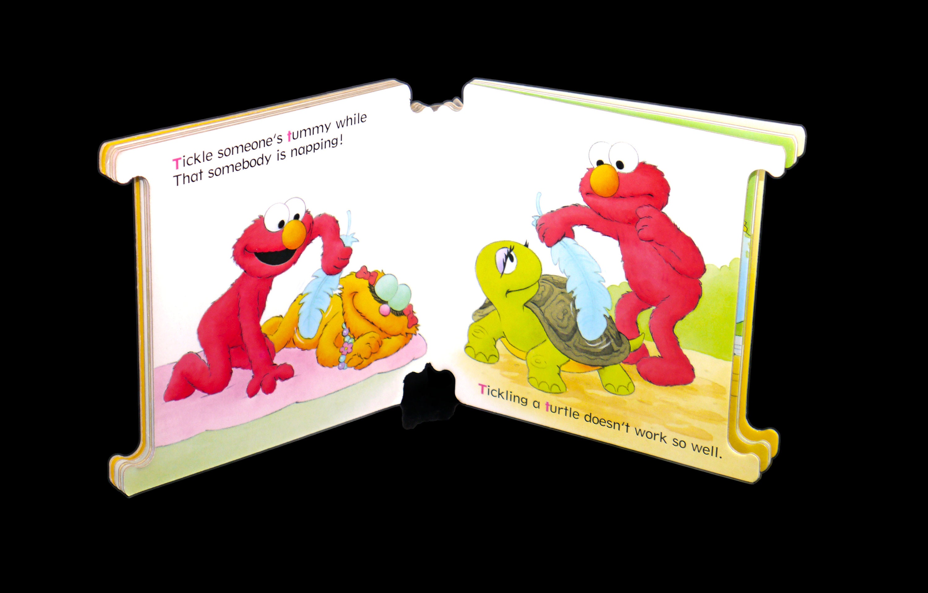 Sesame Street Letter T: Elmo's Ticklish T Interlocking - Etsy