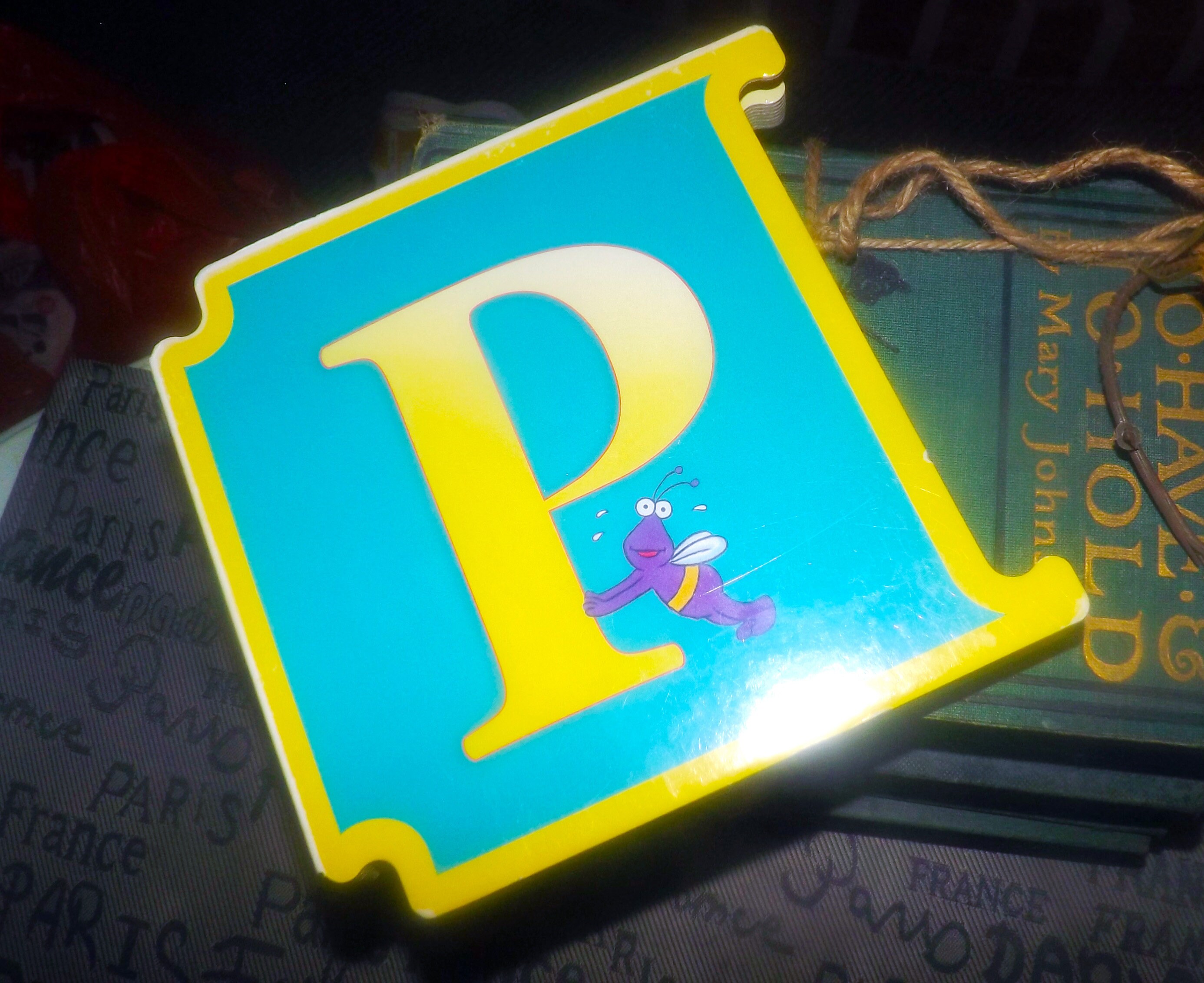 Vintage (1997) CTW Sesame Street Letter P: Zoe's Purple Pants hard ...