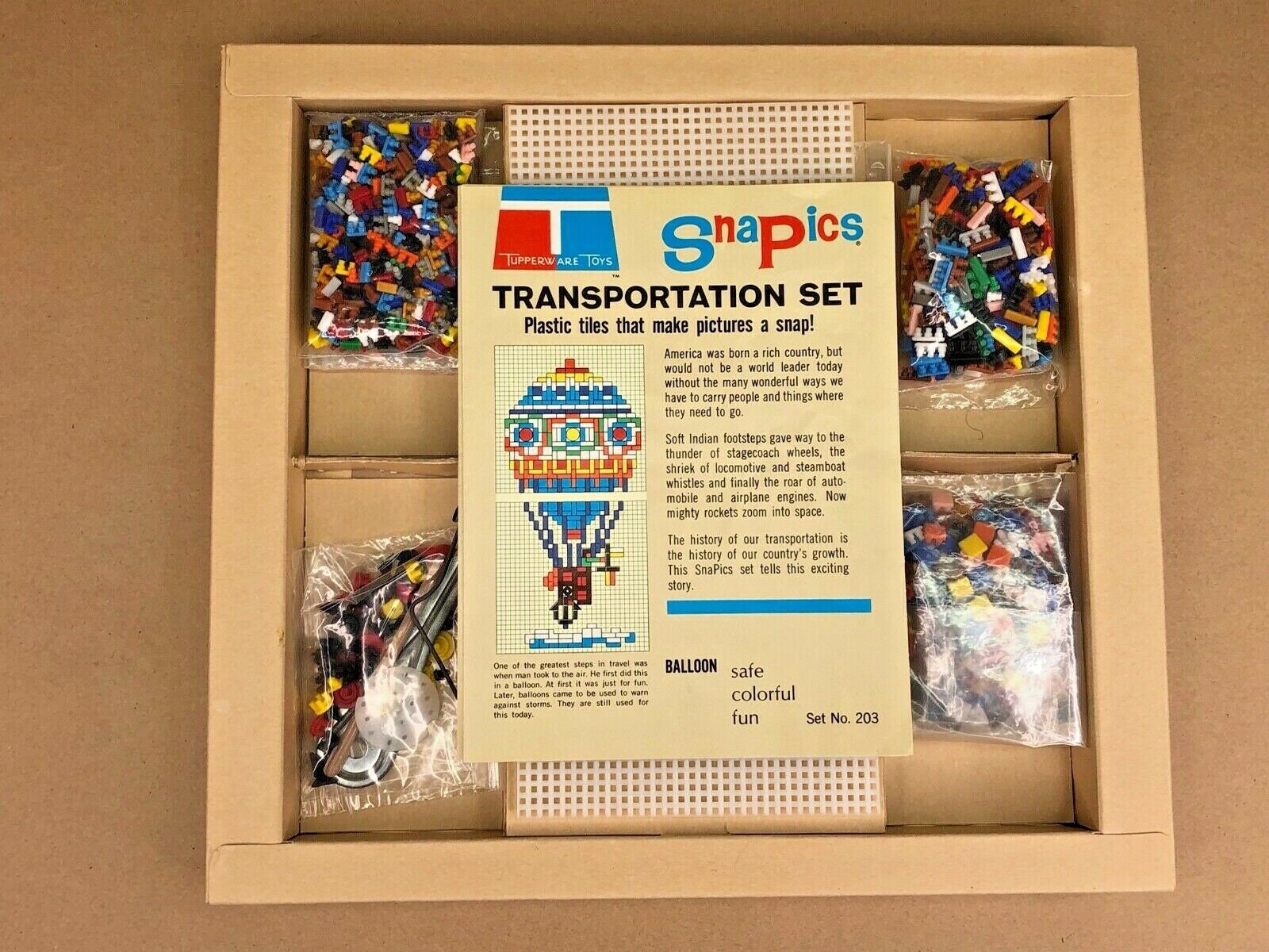 Vintage (1966) Tupperware Toys | Tuppertoys Snapics | Snap-in ...