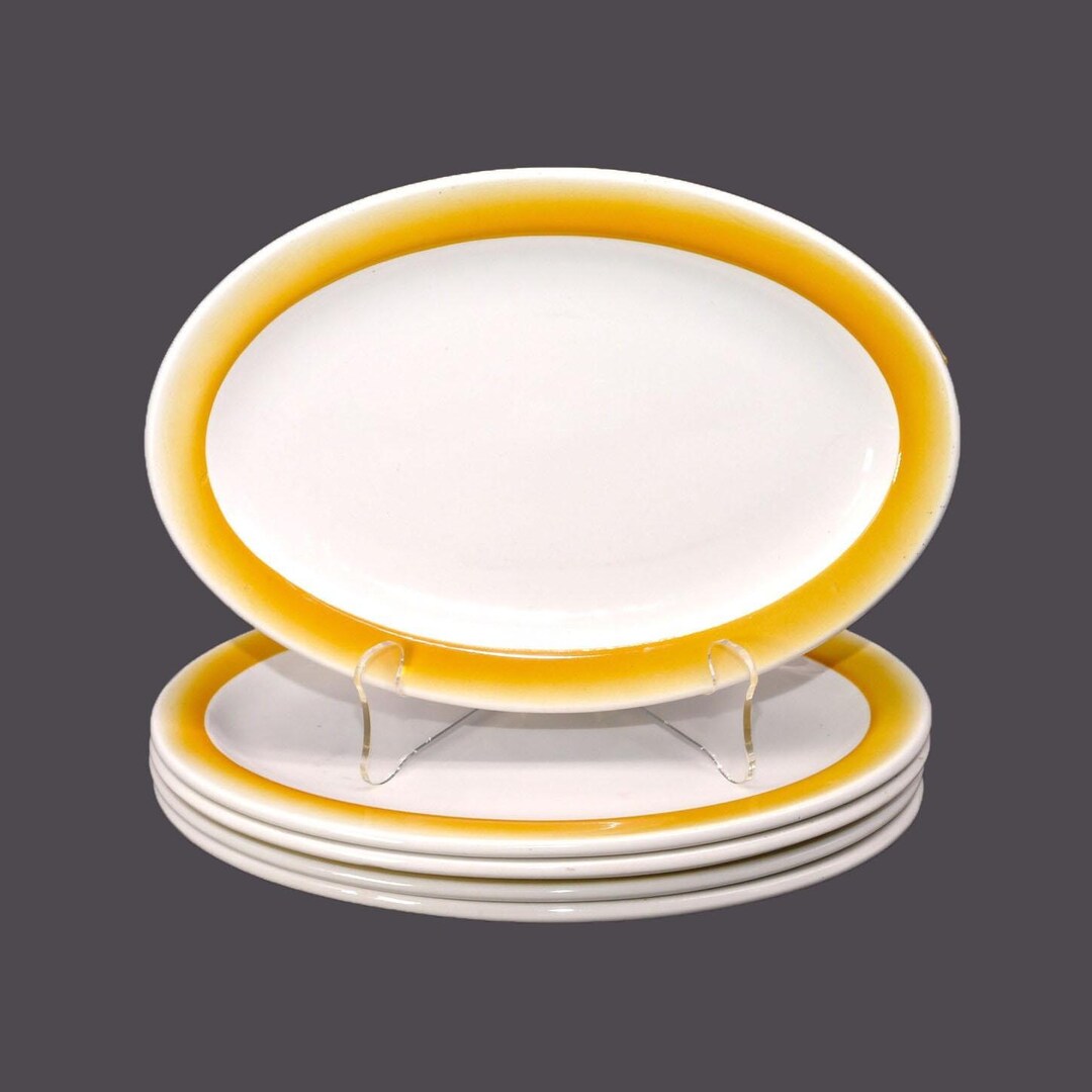 Vintage Burger or Steak Platters. Grindley Duraline Hotelware England ...