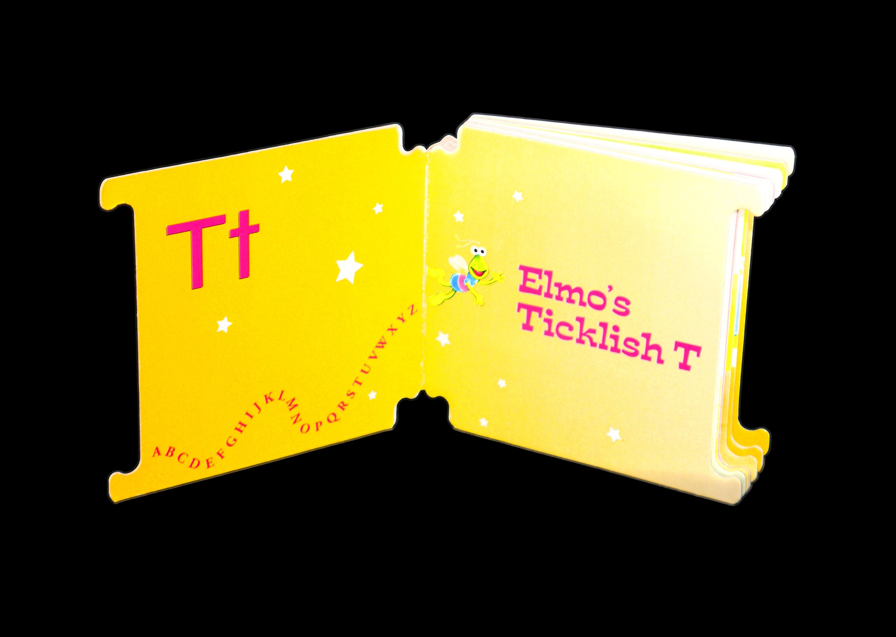 Sesame Street Letter T: Elmo's Ticklish T Interlocking - Etsy