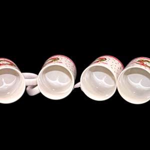 Four Himark Victorian Wreath 16-3005 Boxed Christmas Stoneware Coffee ...