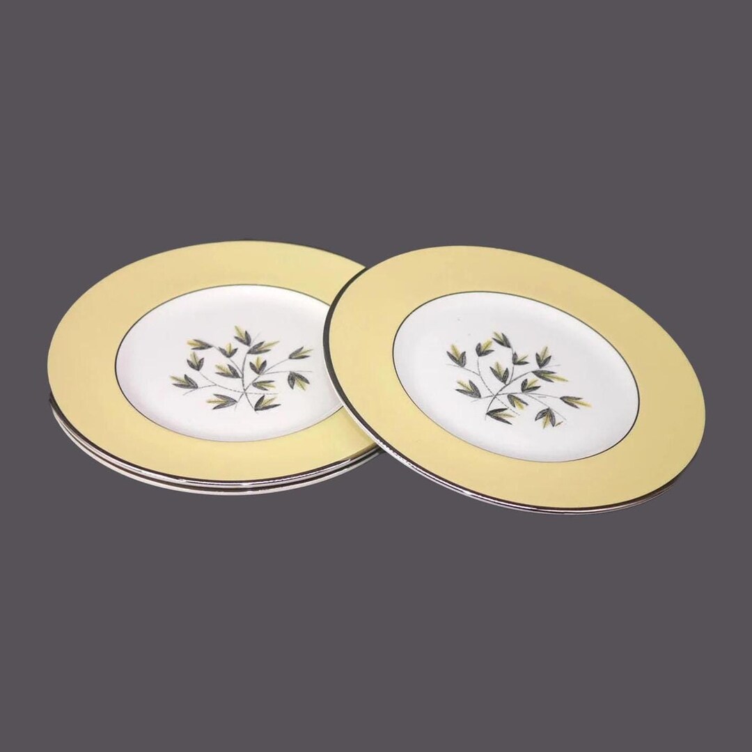 Vintage Simpsons Potters Primrose Hill Salad Plates. Chinastyle ...
