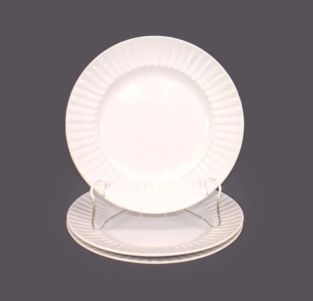Vintage Alfred Meakin Leeds All-white Dessert Plates Made in England ...