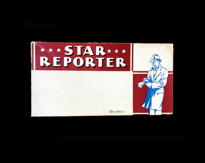 Mid Century Star Reporter Board Game. Parker Brothers. Second Edition ...