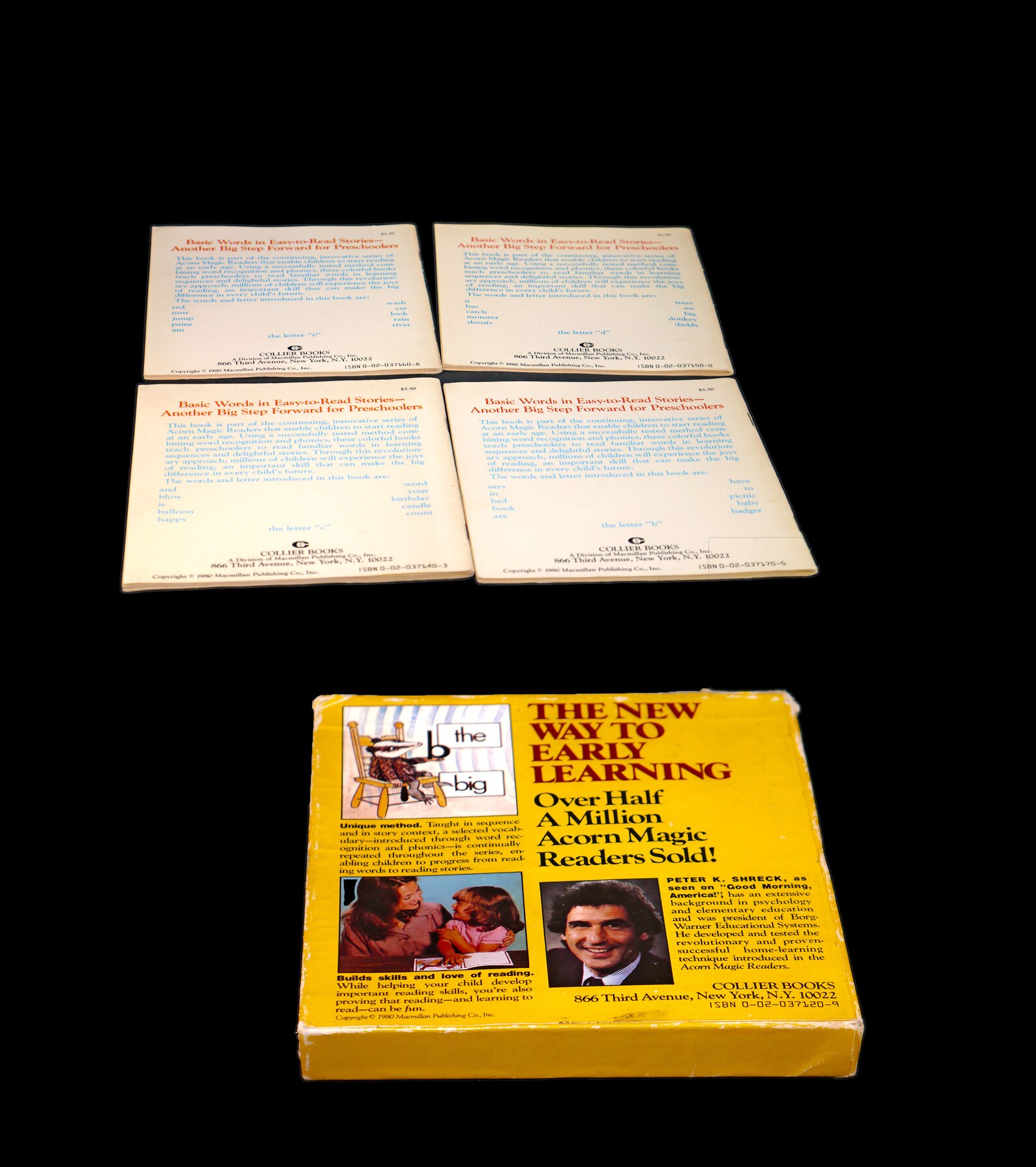 Four Volumes of Acorn Magic Readers Children's Very First Stories Books ...