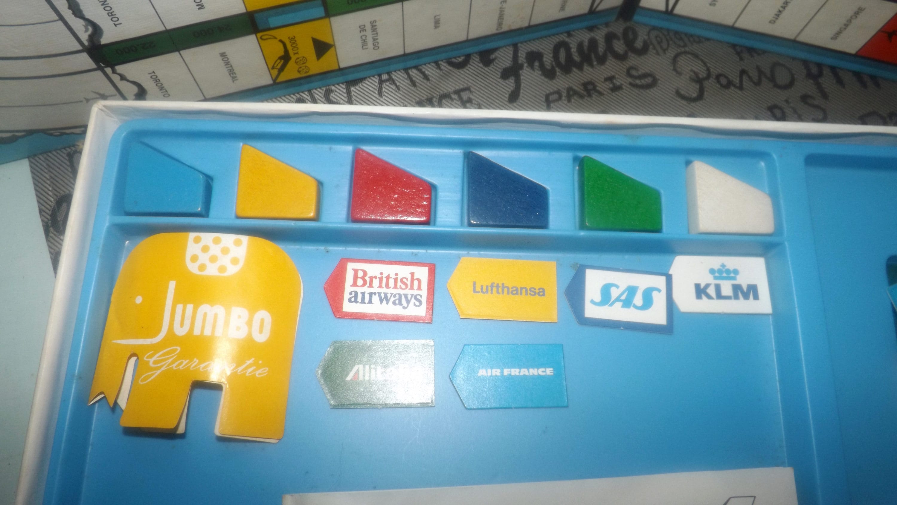 Vintage (c.1975) and RARE! Jumbo Jet board game made in Holland by ...