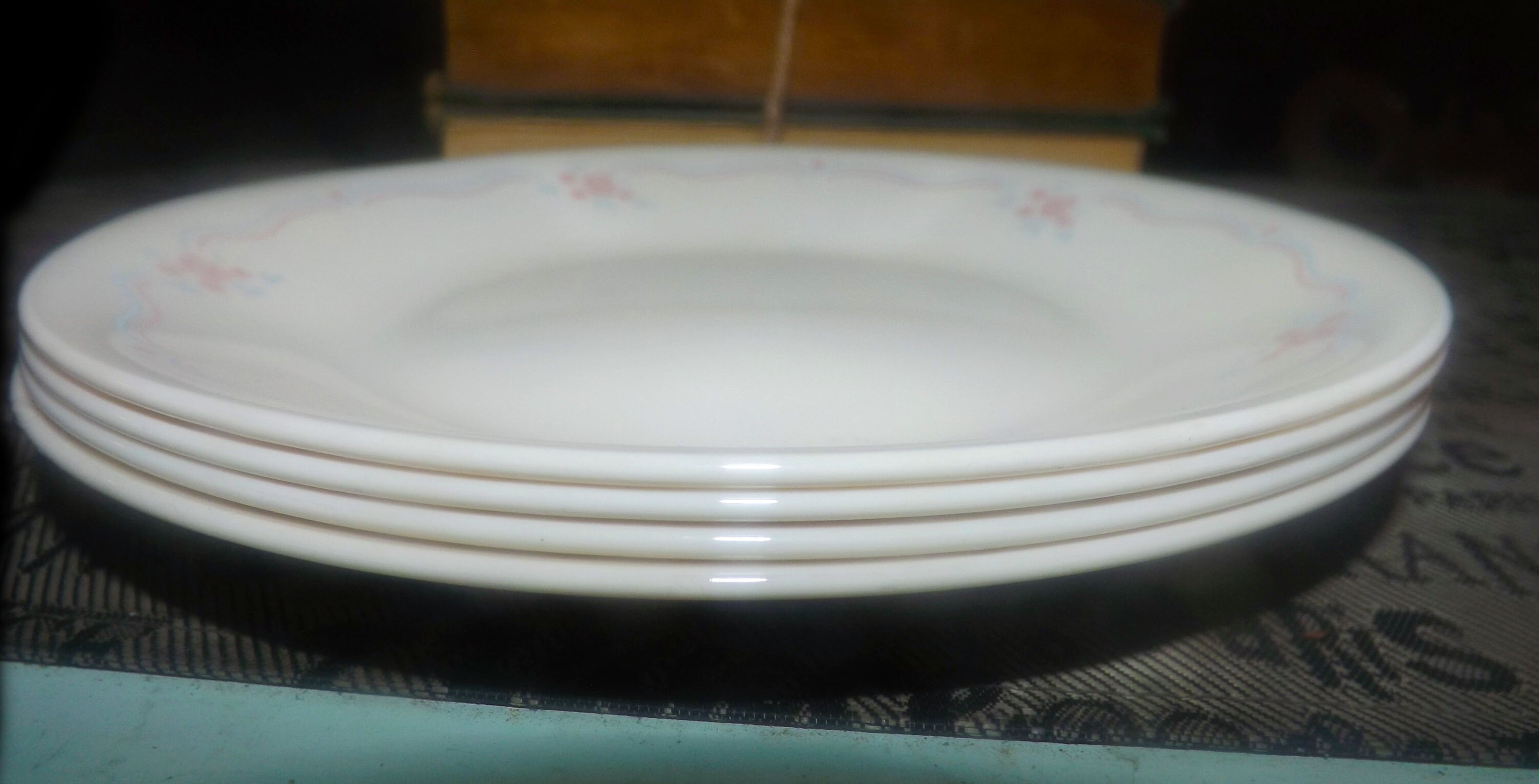 Set of four vintage Corelle Corning Corningware English Breakfast bread ...