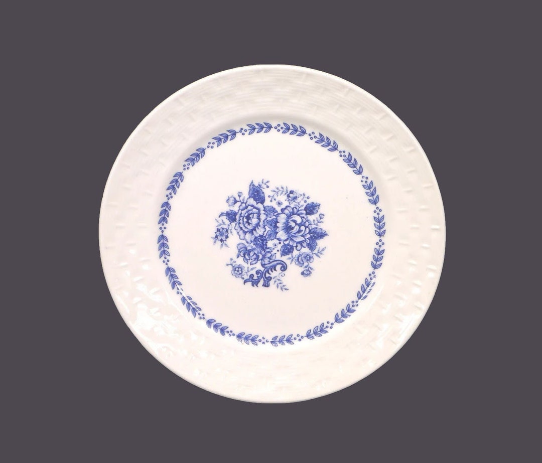 Mayfair Royal Florence Salad Plate. Blue-and-white Tableware Made in ...