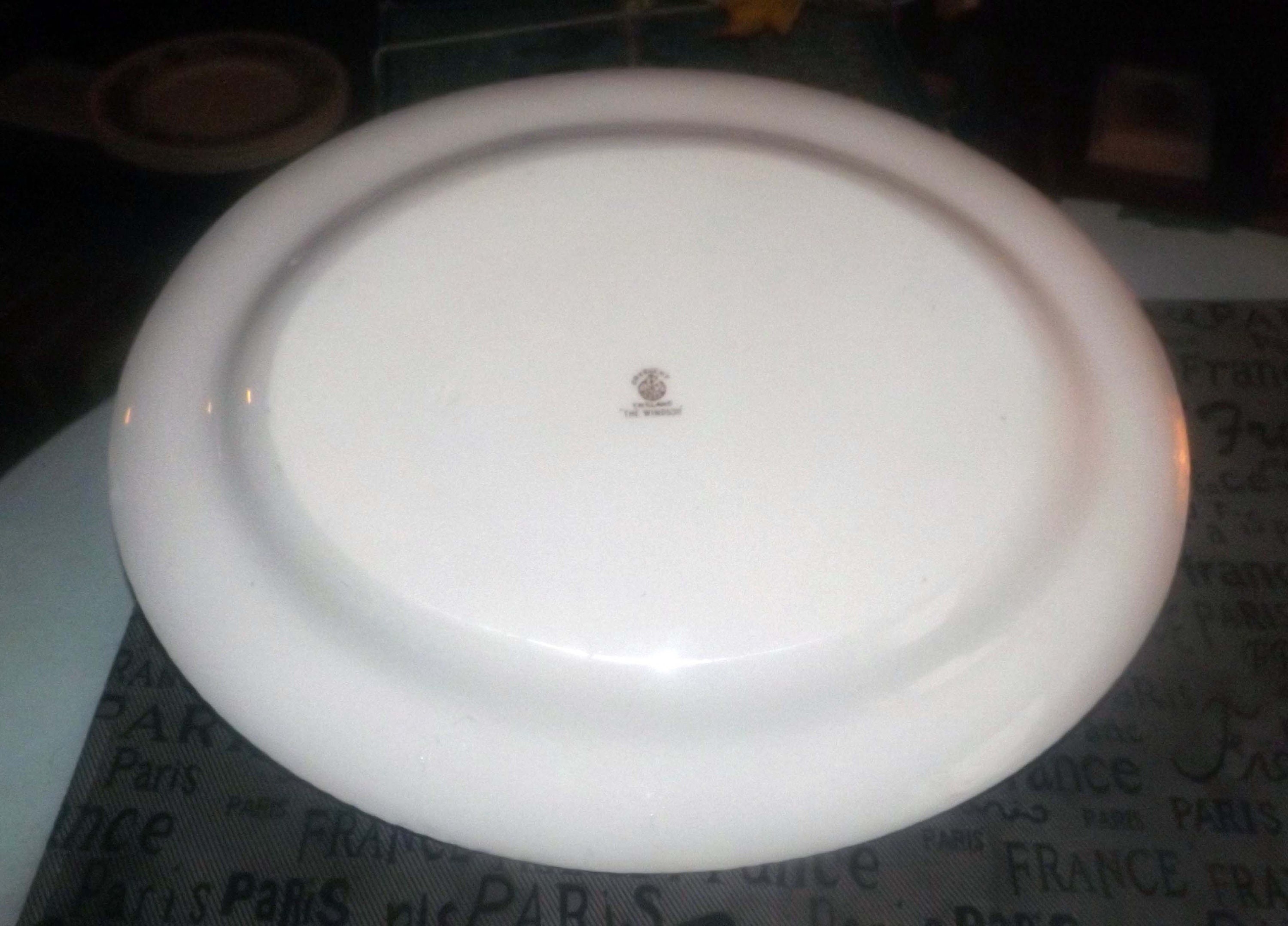 Antique George Jones | Crescent Pottery The Windsor oval platter made ...