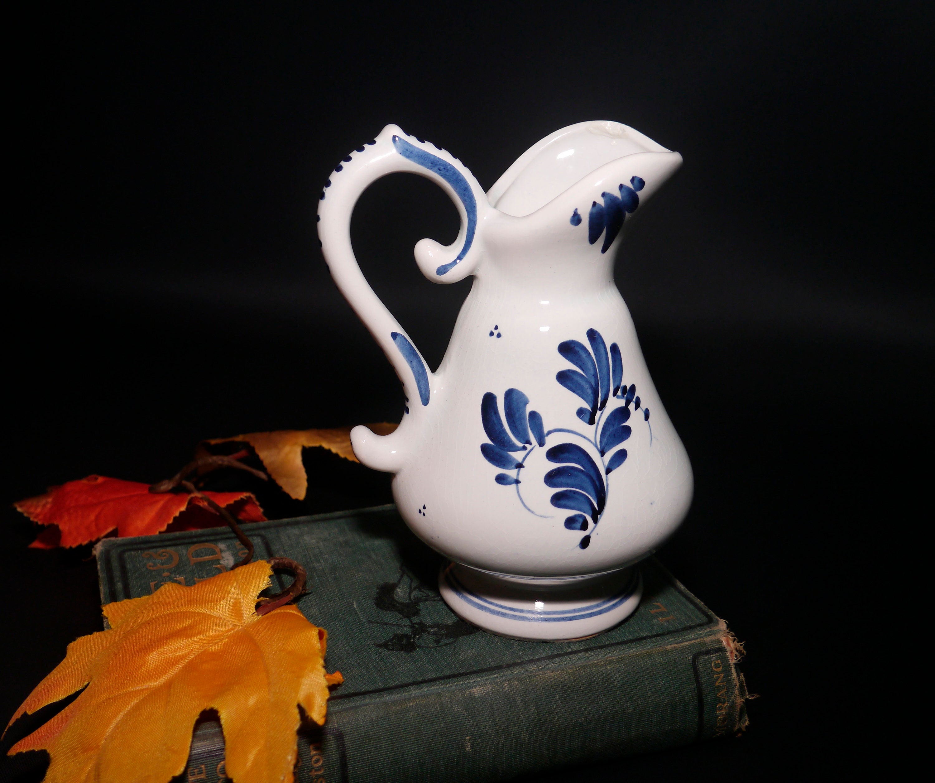 Hand-painted Delft Jug Made in Holland. Traditional Windmill - Etsy Canada