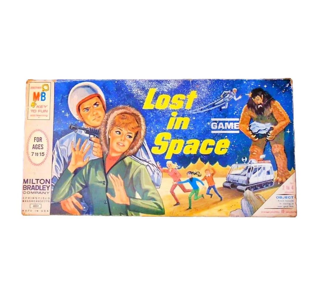 Vintage Lost in Space Board Game. Milton Bradley 1965. Complete. - Etsy