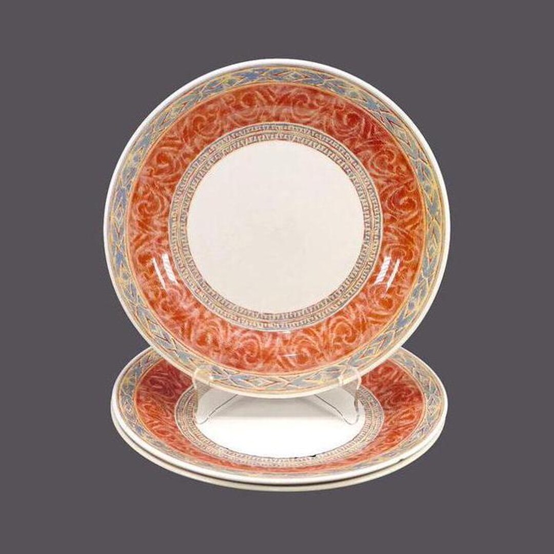 Three Churchill China Zarand Dinner Plates. Jeff Banks Ports of Call ...