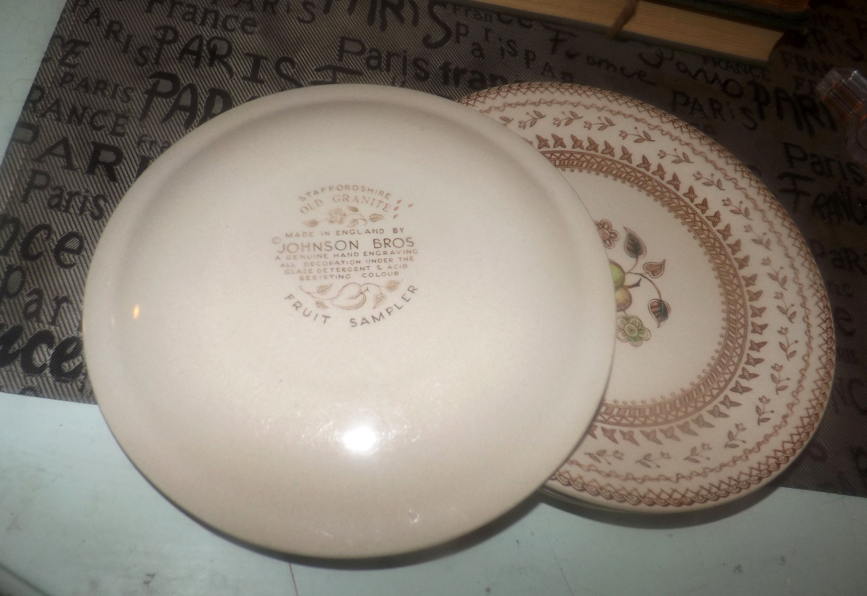 Vintage (1970s) Johnson Brothers Fruit Sampler bread, dessert, or side ...