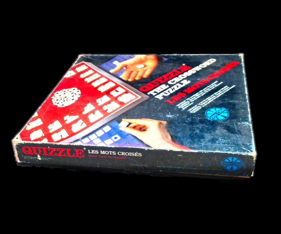 Quizzle Crossword Puzzle Board Game. Copp Clark Games. Made - Etsy Canada