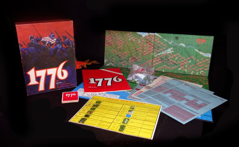 1776 the Game of the American Revolutionary War. Avalon Hill. - Etsy