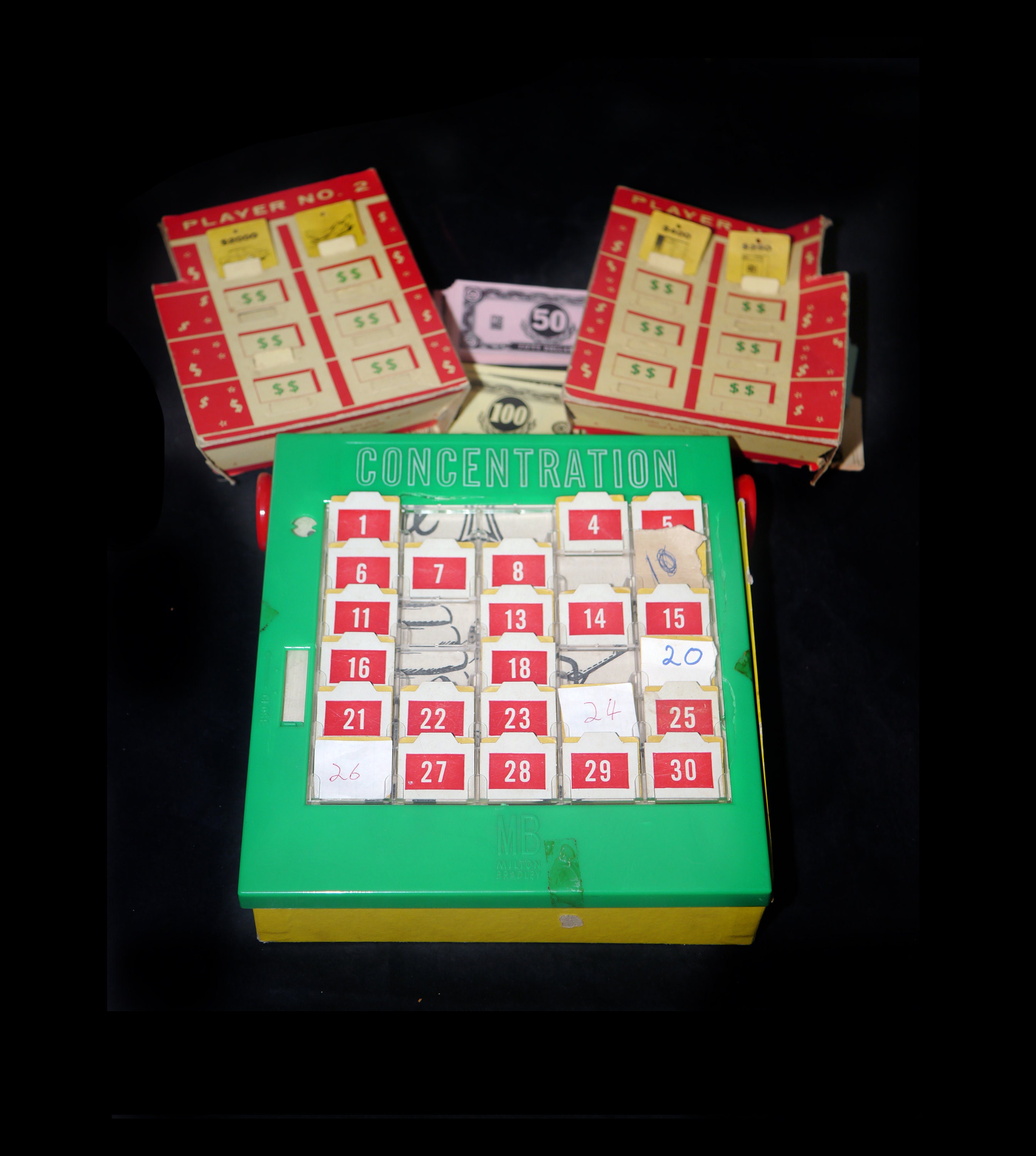 Concentration board game 4950 published by Milton Bradley. Second ...