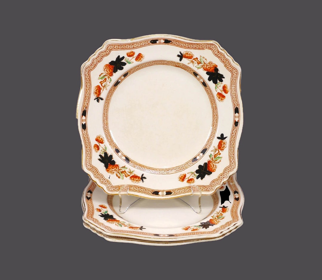 Three Antique Duchess Royal | Duchess England 3449 Square Imari Salad ...