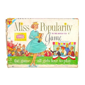 Vintage Miss Popularity Board Game: Transogram 1961. Complete. - Etsy ...