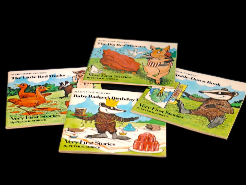 Four Volumes of Acorn Magic Readers Children's Very First - Etsy Canada
