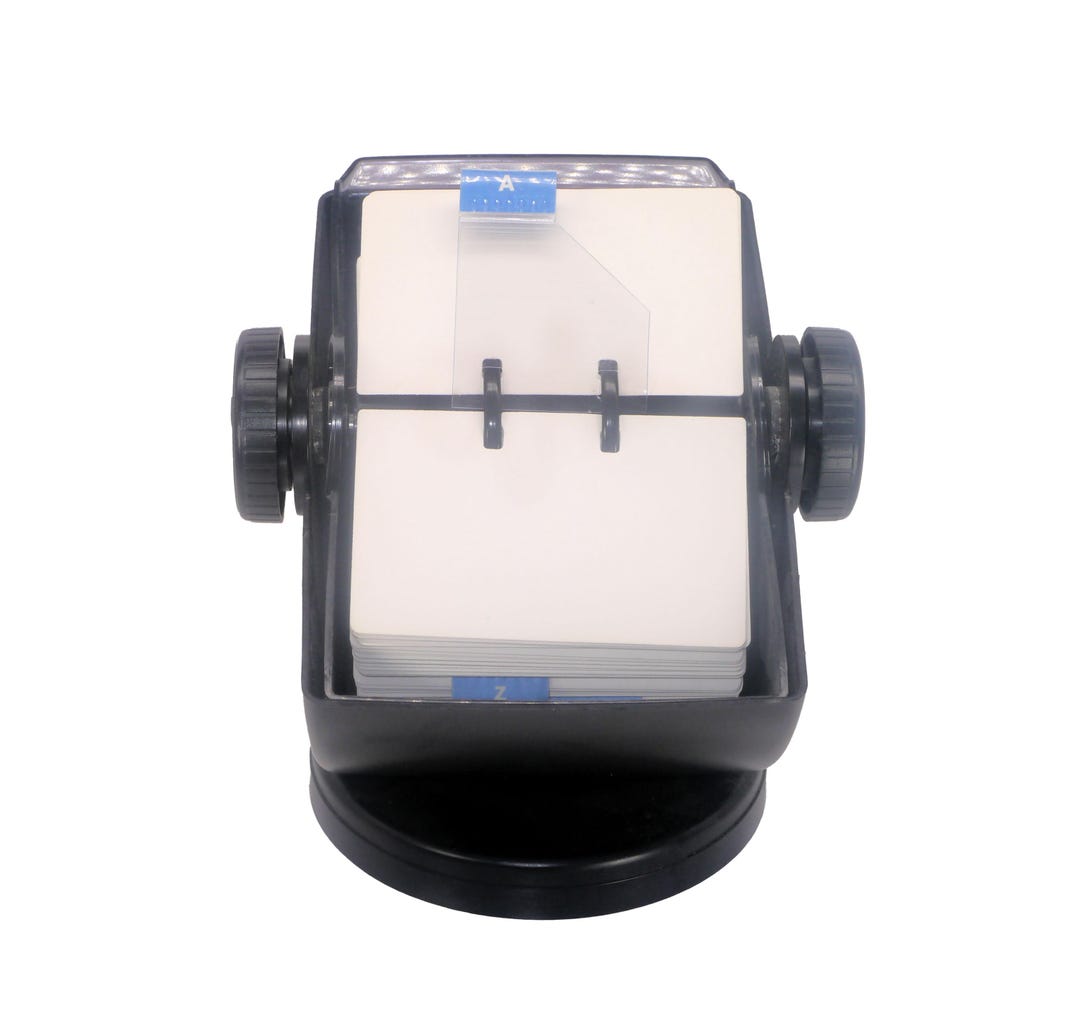 Vintage Swivel Rolodex NSW-350 With A-Z Dividers, Blank Cards - Etsy Canada