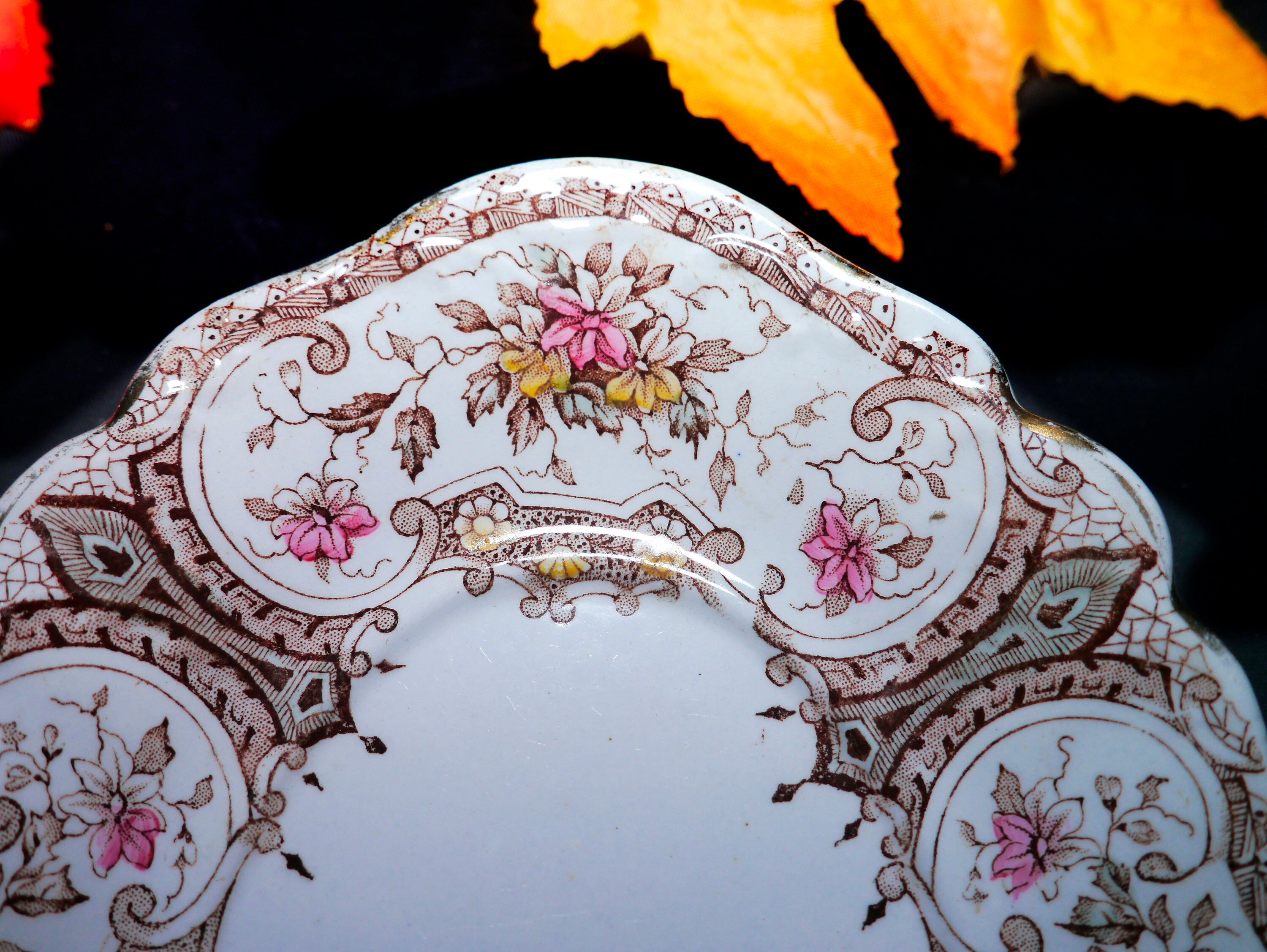 Antique Victorian-era Colonial Pottery | Winkle & Wood Warwick Brown ...